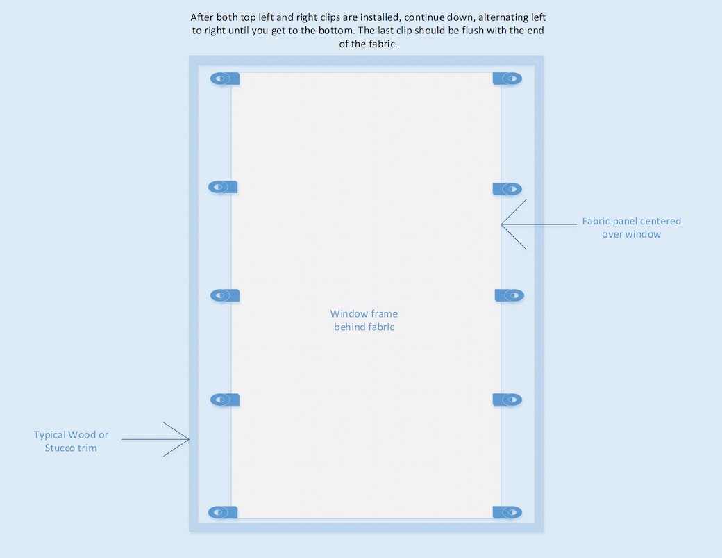Fabric Installation | Hurricane Shield